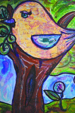 Artist and educator Julie Wohl expresses her passion in vibrant works ...