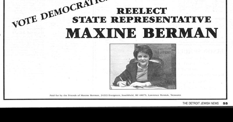 The Life and Times of Maxine Berman | Opinion | thejewishnews.com