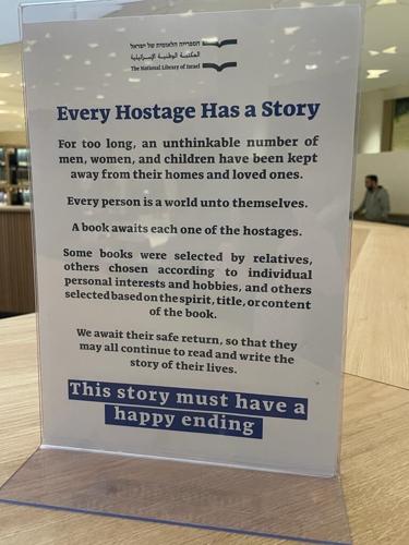 National Library of Israel Creates Poignant Hostage Display | Israel ...