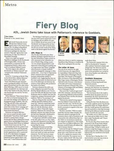 Looking Back – L. Brooks Patterson | Judaism | thejewishnews.com