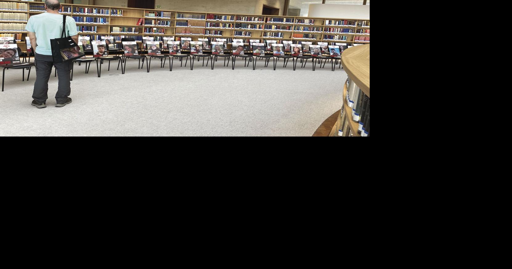 National Library of Israel Creates Poignant Hostage Display | Israel ...