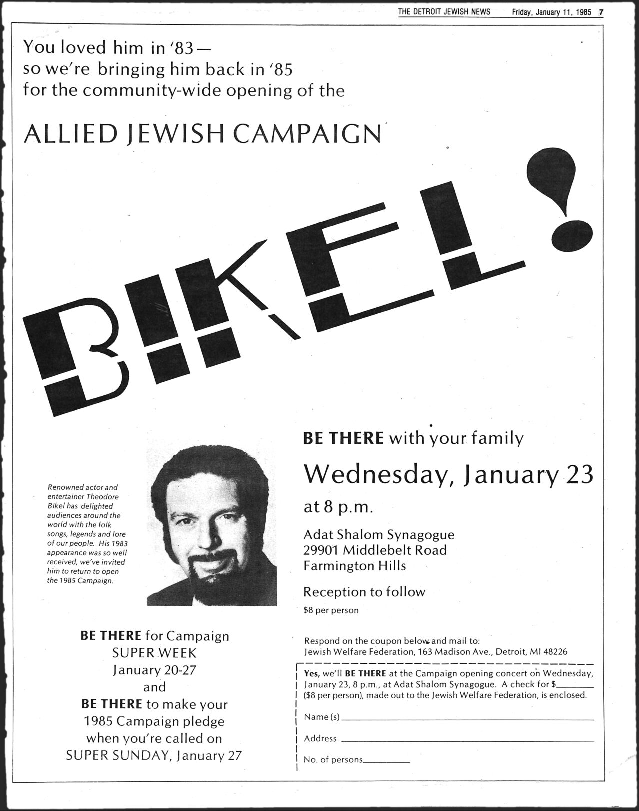 Actor, Musician, Activist: The Many Faces of Theodore Bikel | Culture | thejewishnews.com