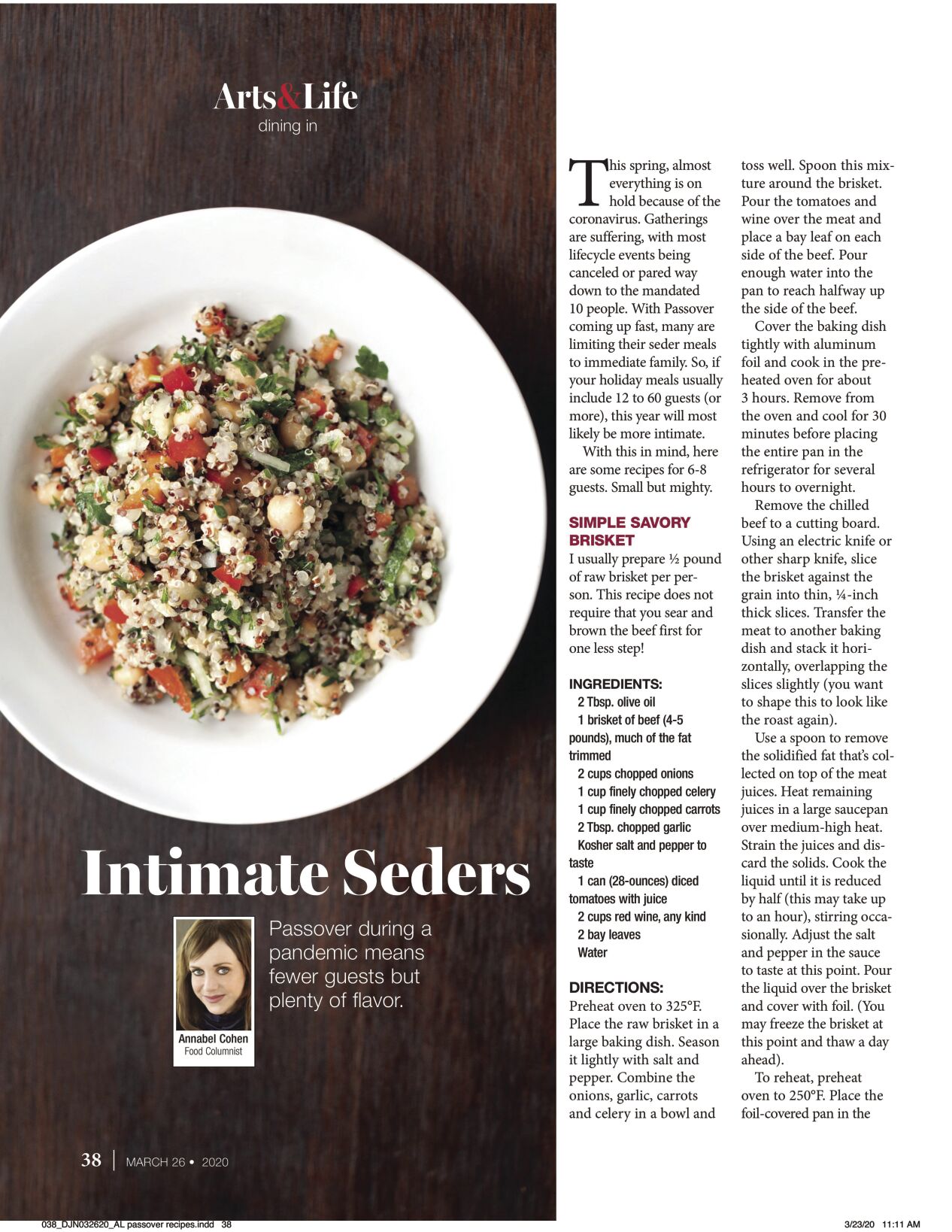 A Delicious Look at 100 Years of Passover Recipes | Judaism ...
