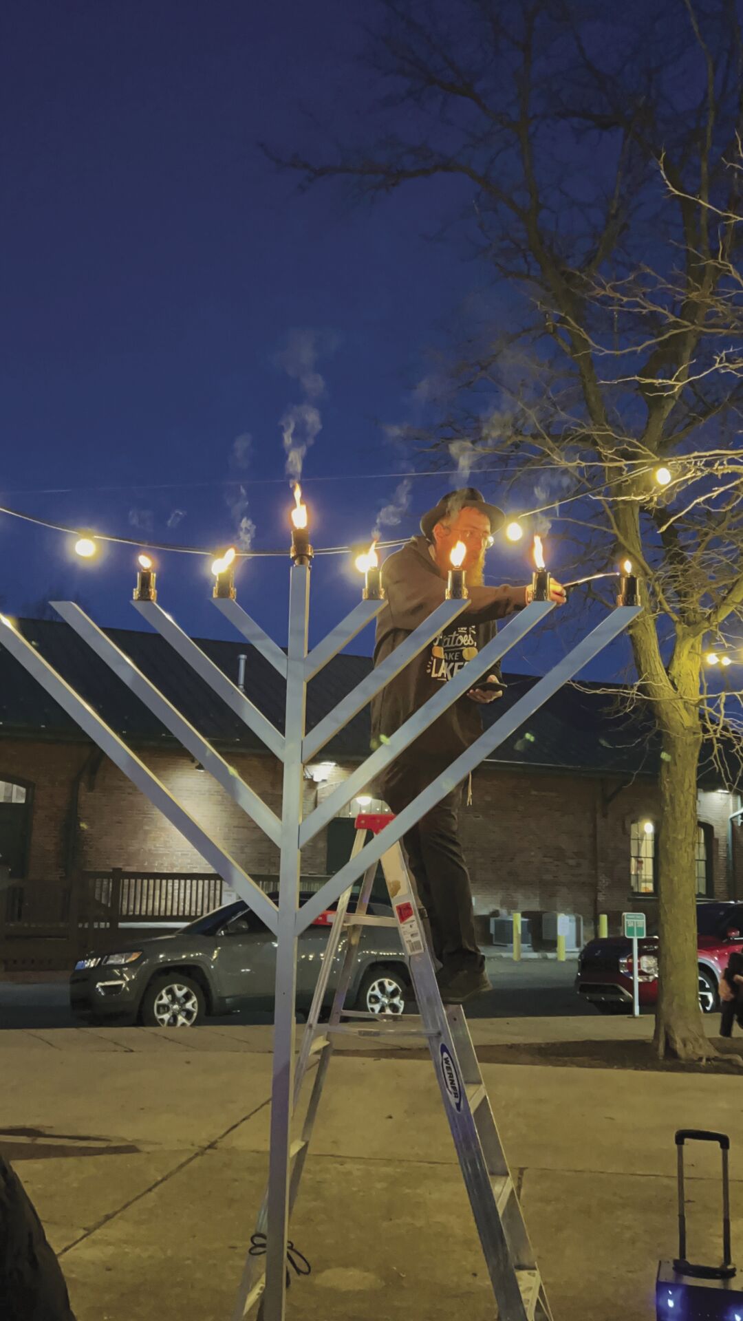 Ypsi’s First Public Menorah Lighting | Community | thejewishnews.com