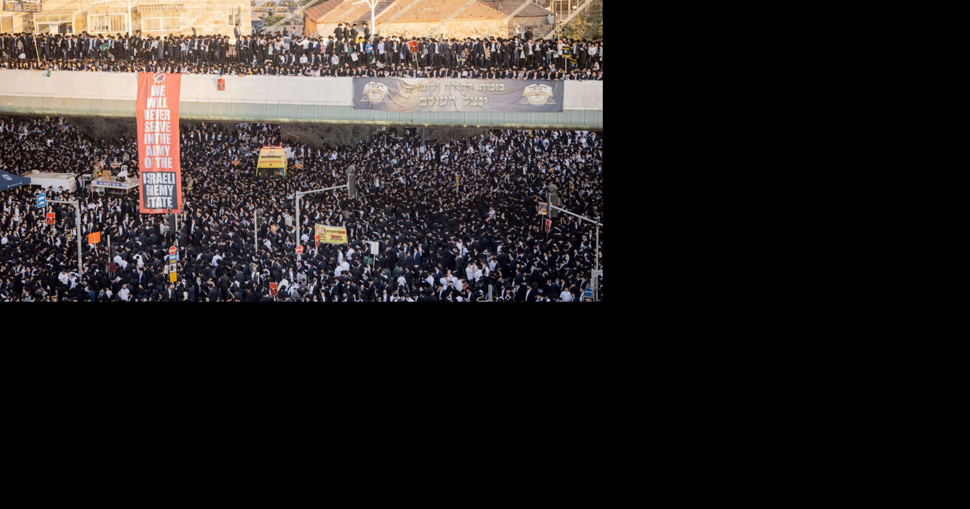 Hundreds of Thousands of Haredi Jews Protest in Jerusalem Against ...