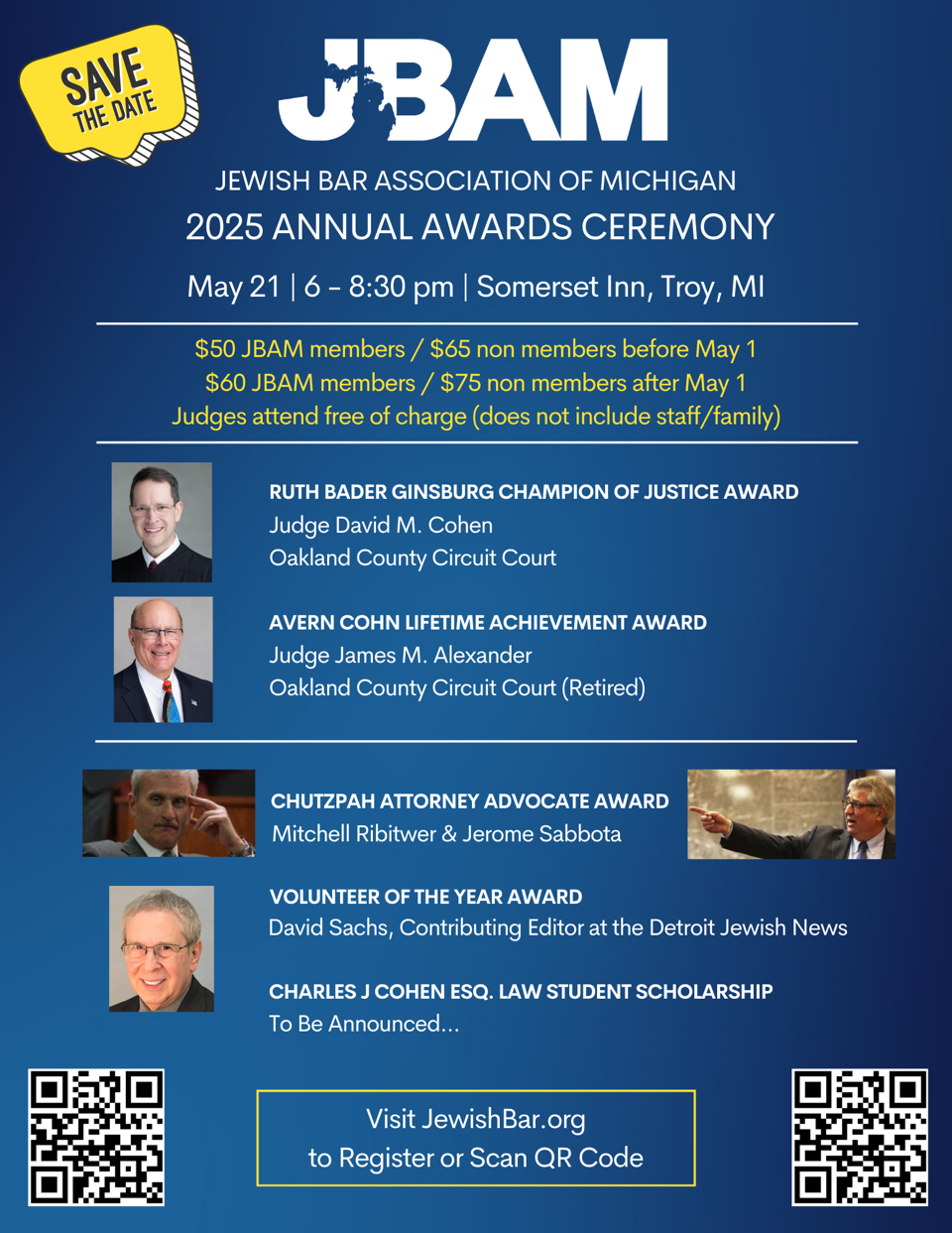 Two Oakland County Judges Recognized for Justice and Jewish Values ...