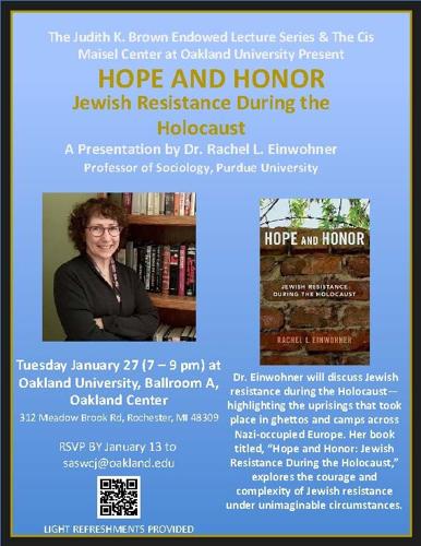 Oakland University Hosts Holocaust Remembrance Event on Jewish ...