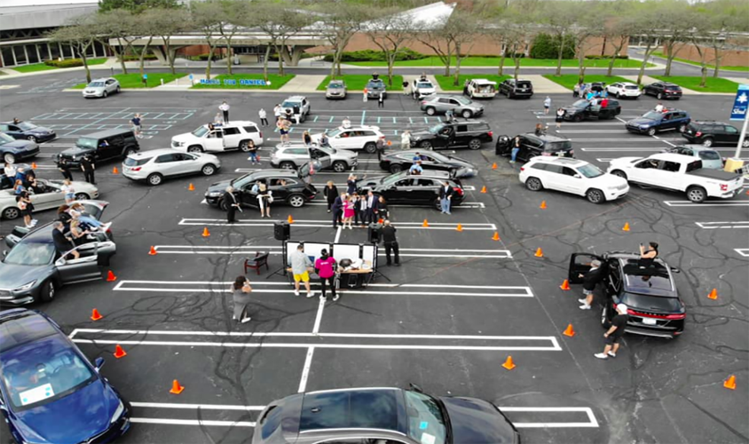 Parking Lot Horahs and Waffles on Sticks: Celebrating During ...