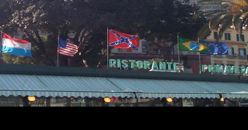 Why do Italian soccer fans and other foreigners fly the Confederate ...