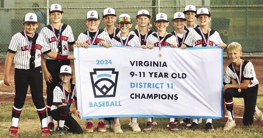Lebanon Little League VA District 11 9-11 Year-Old Baseball Champions ...
