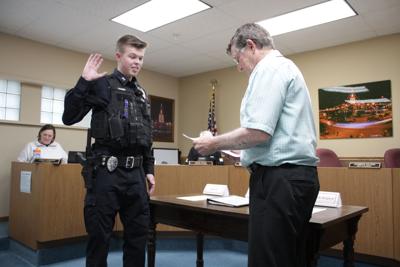 Hansen Sworn In as Minden Police Officer | Local News ...