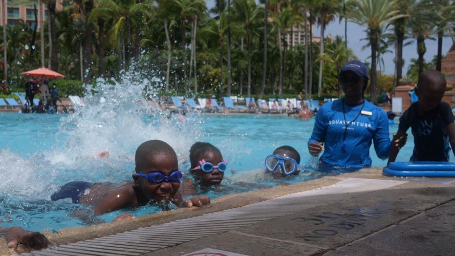 Water safety awareness: Children participate in 'World's Largest ...