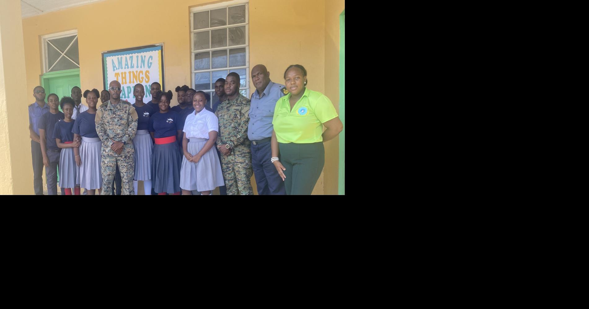 RBDF personnel engage with BMCC students at Inagua All Age School ...