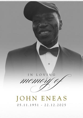 John “Johnie” Eneas | Obituaries | thenassauguardian.com