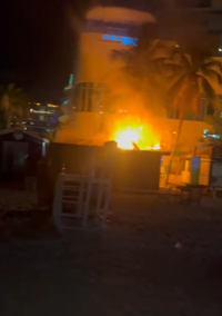 Fire destroys stall on Junkanoo Beach | Business | thenassauguardian.com