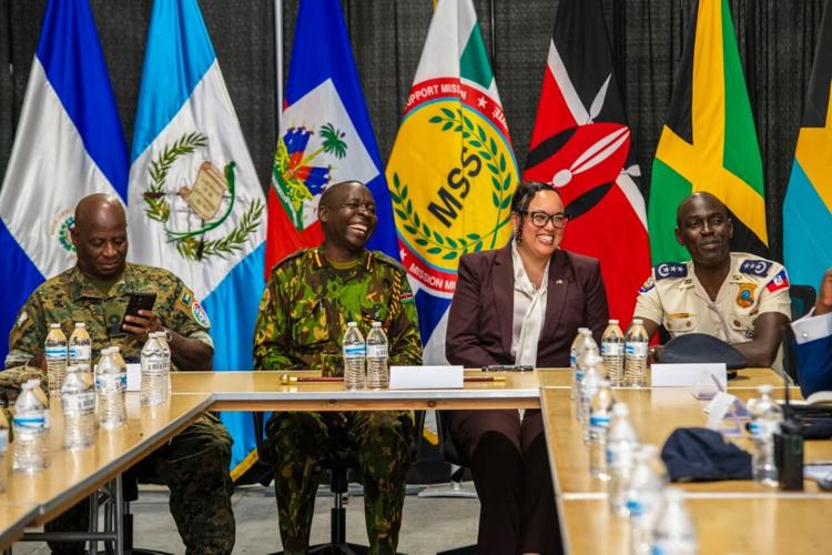 RBDF commodore visits Gang Suppression Force officers in Haiti ...