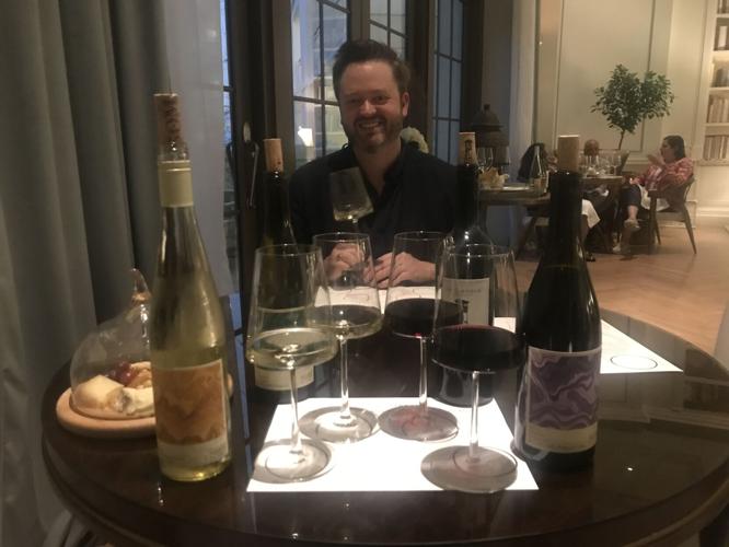 Michael Kennedy, sommelier and founder of Vin Fraîche Wine Group hosts ...