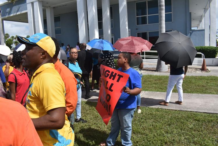 Residents protest proposed power rate increase | Grand Bahama ...