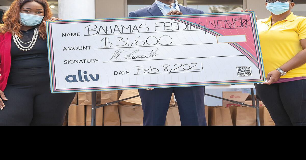 Aliv’s $31,600 donation to Bahamas Feeding Network ‘greatly appreciated ...