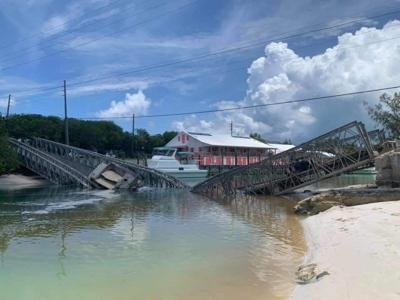 Russell Island bridge collapses | Home | thenassauguardian.com