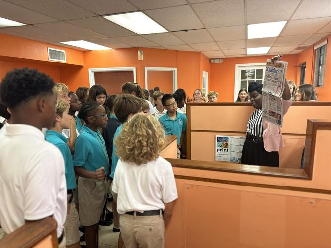 Lyford Cay International School students visit The Nassau Guardian ...