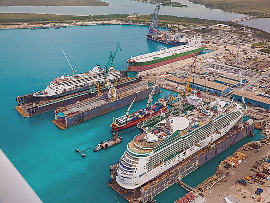 Ground broken on $600 mil. Grand Bahama Shipyard expansion | Business ...