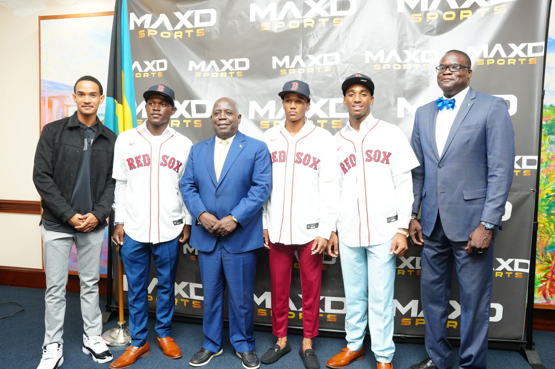 Trio from MaxD sign with the Red Sox | Sports | thenassauguardian.com