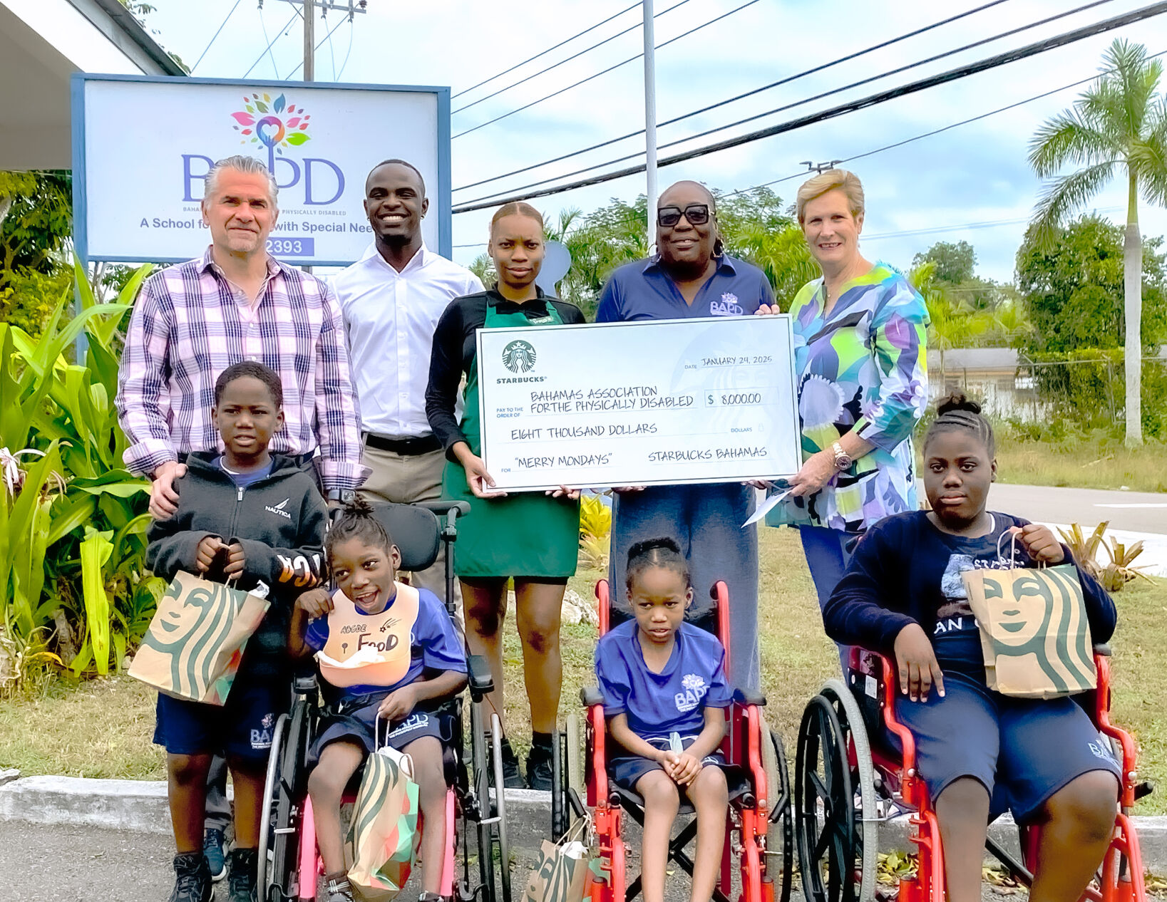 Starbucks Bahamas 'Merry Mondays' campaign raises $8K for Bahamas ...