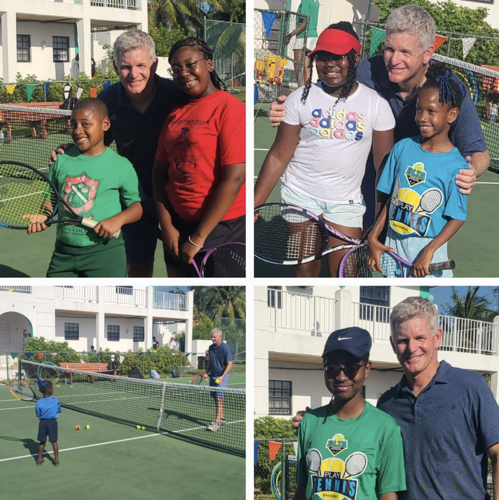 Knowles mixes with young athletes of BLTA Play Tennis program | Sports ...