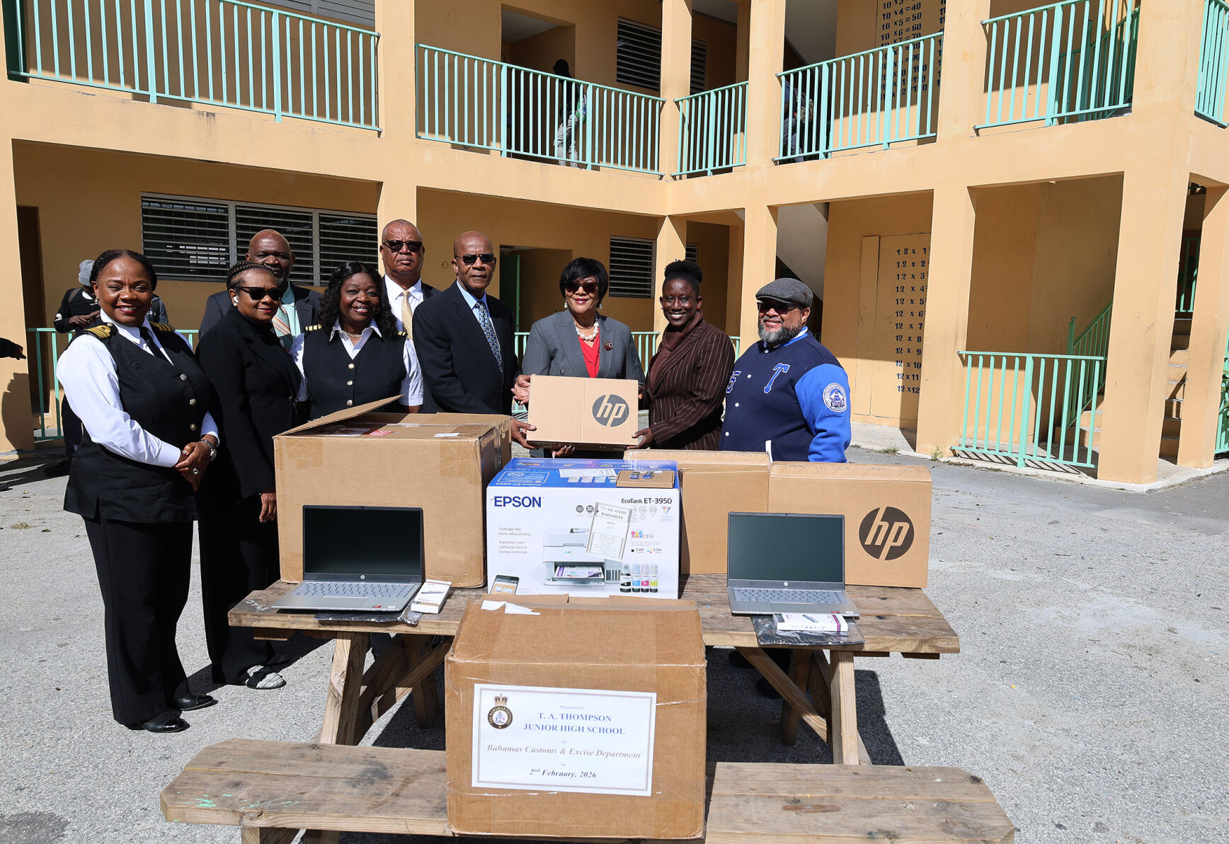 Bahamas Customs and Excise Department makes donation to T.A. Thompson ...