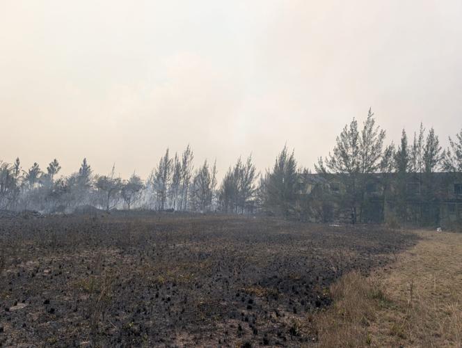 Firefighters battling large brush fire on Abaco | News ...