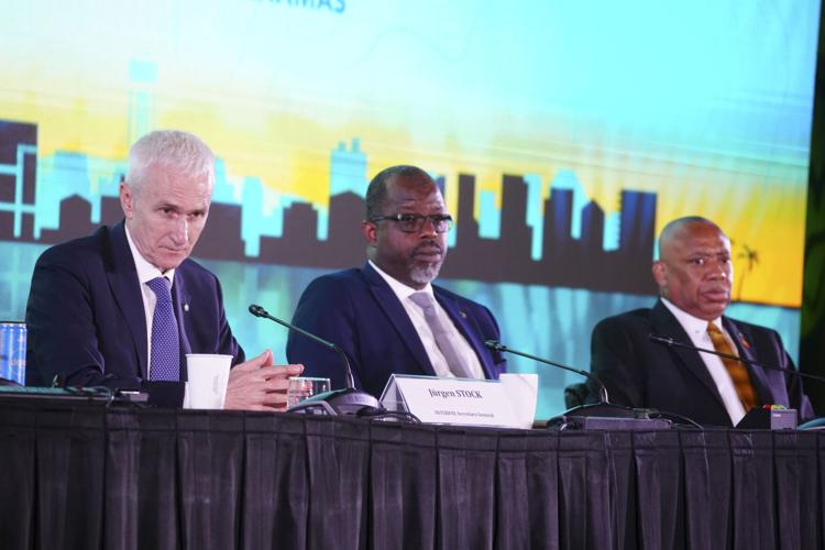 Heads of law enforcement agencies in The Bahamas for Interpol ...