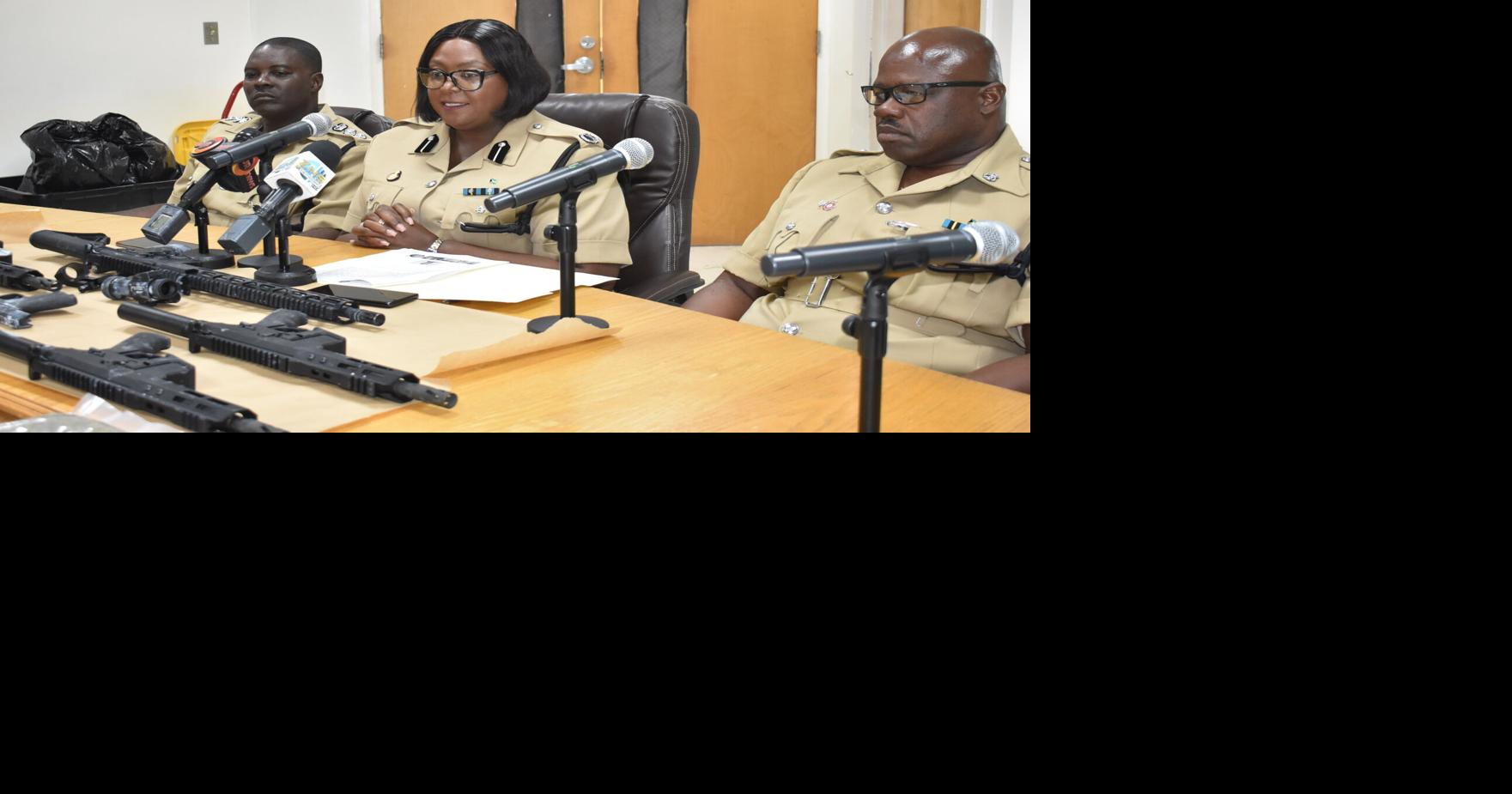 High-powered weapons taken off the streets | Grand Bahama ...