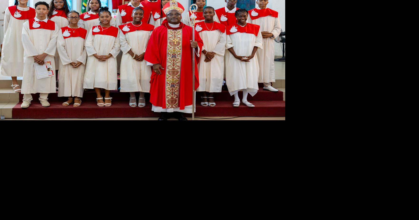 Diocese of Roseau's new bishop presides over confirmation | Lifestyles ...