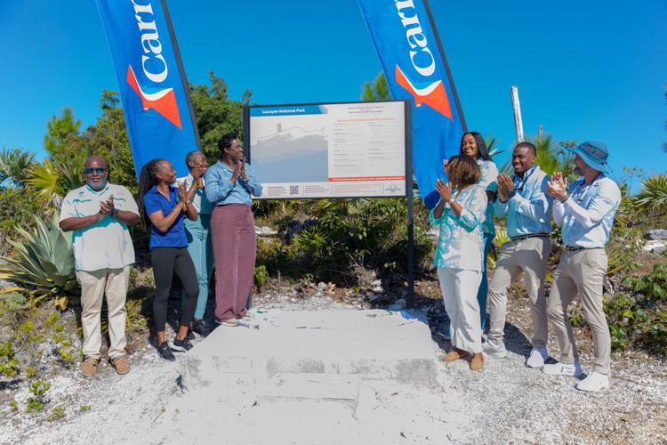 Carnival Cruise Line donates $30,000 to the BNT and unveils new park ...