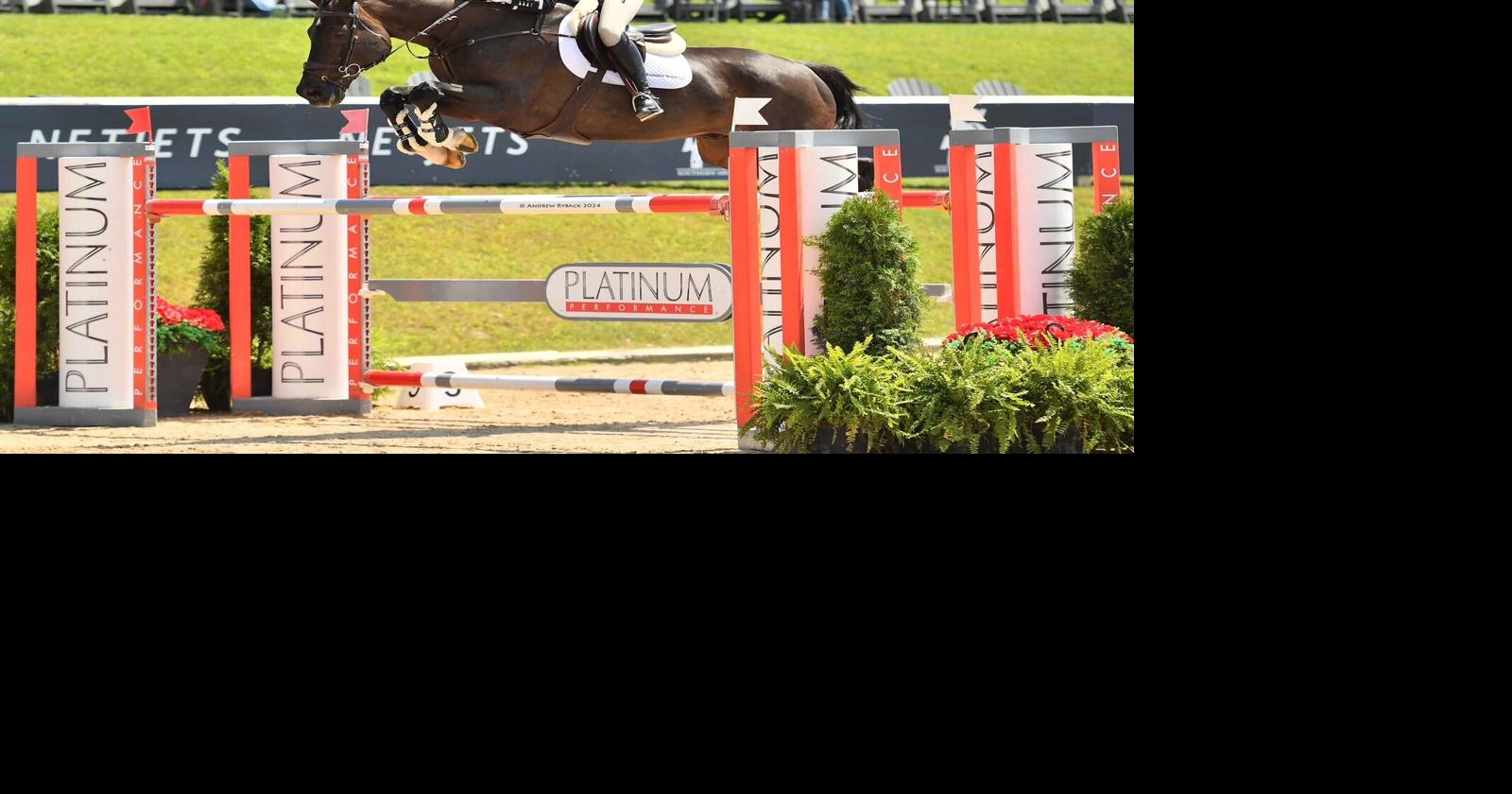 Kacy Smith representing Bahamas at FEI Youth Jumping Championships ...