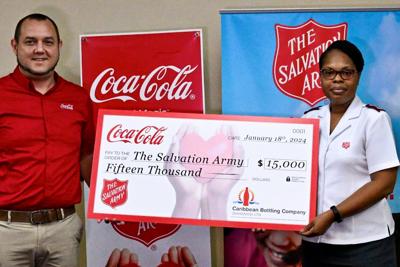 Coco-Cola donates $15,000 to Salvation Army | | thenassauguardian.com