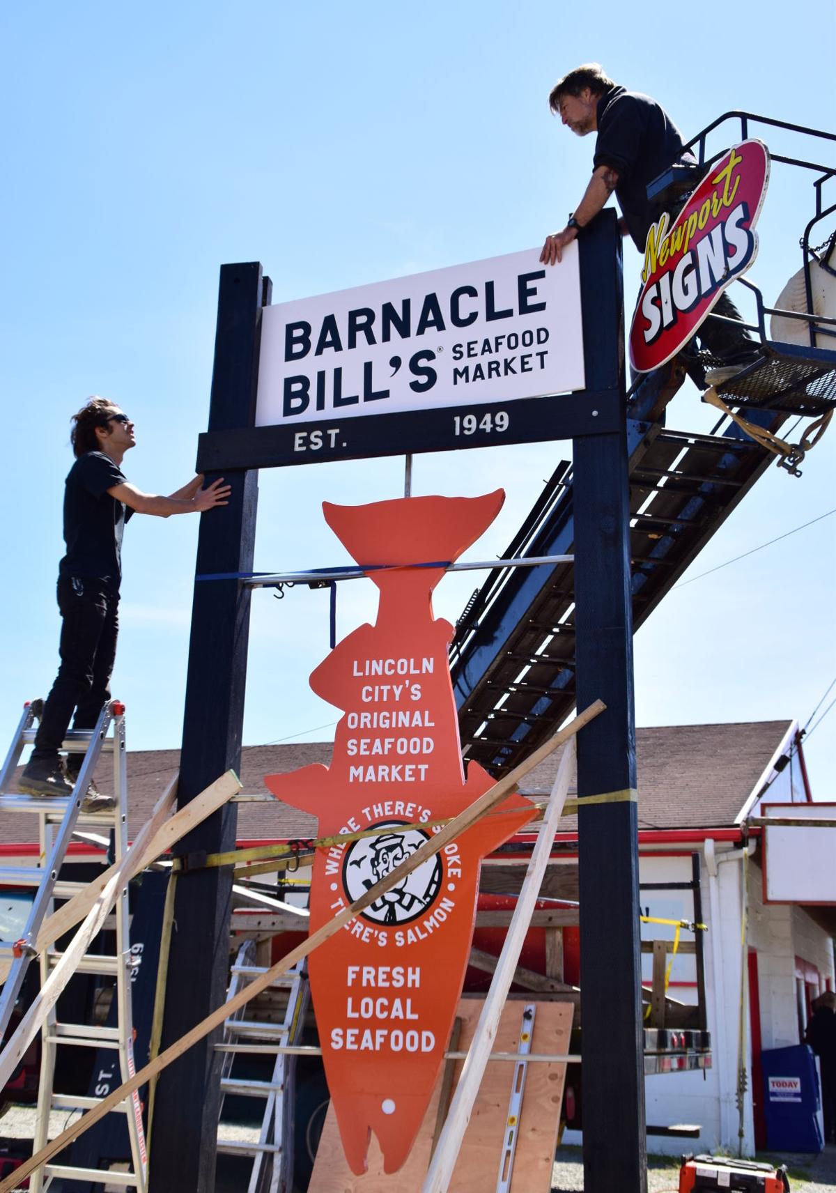 BARNACLE BILL'S: Fresh fish, fresh sign | News | thenewsguard.com