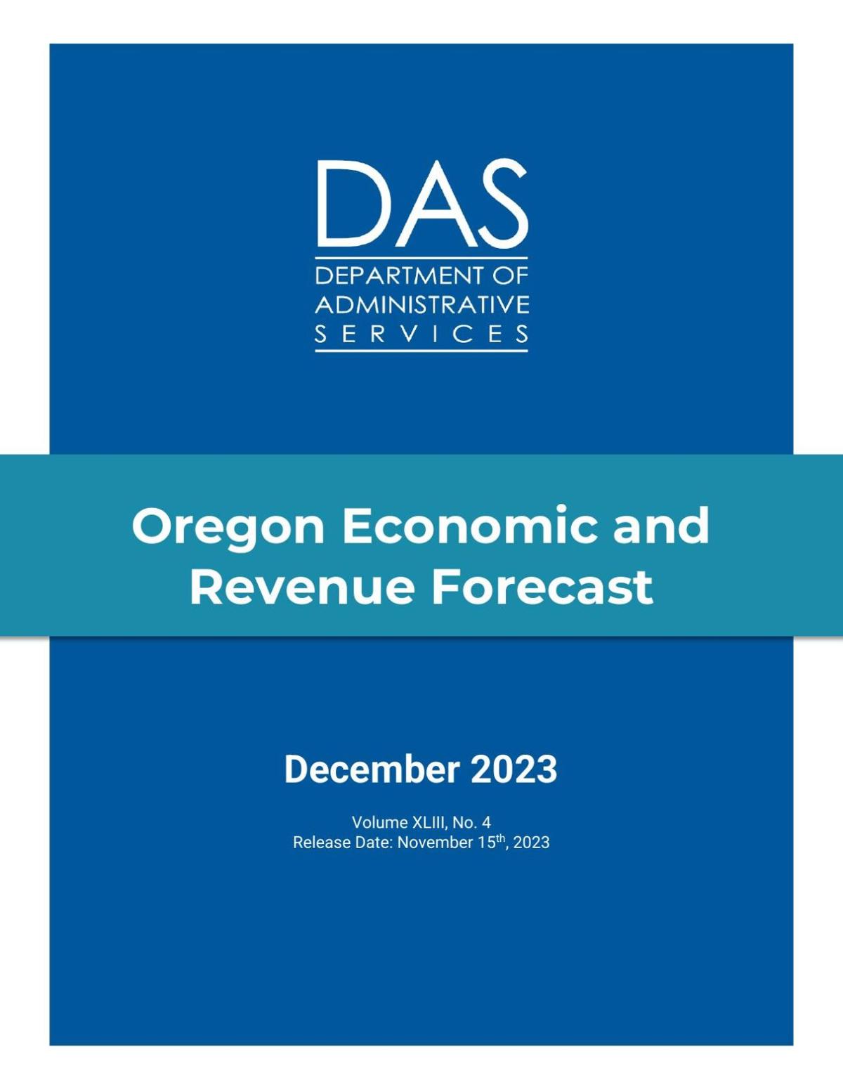 Update / Oregon Revenue and Economic Forecast: What's happening now and ...