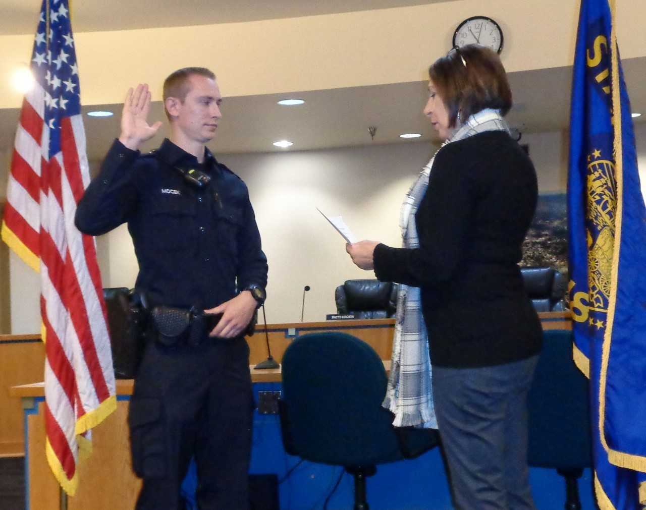 NEW OFFICER: Mocek joins the force | News | thenewsguard.com