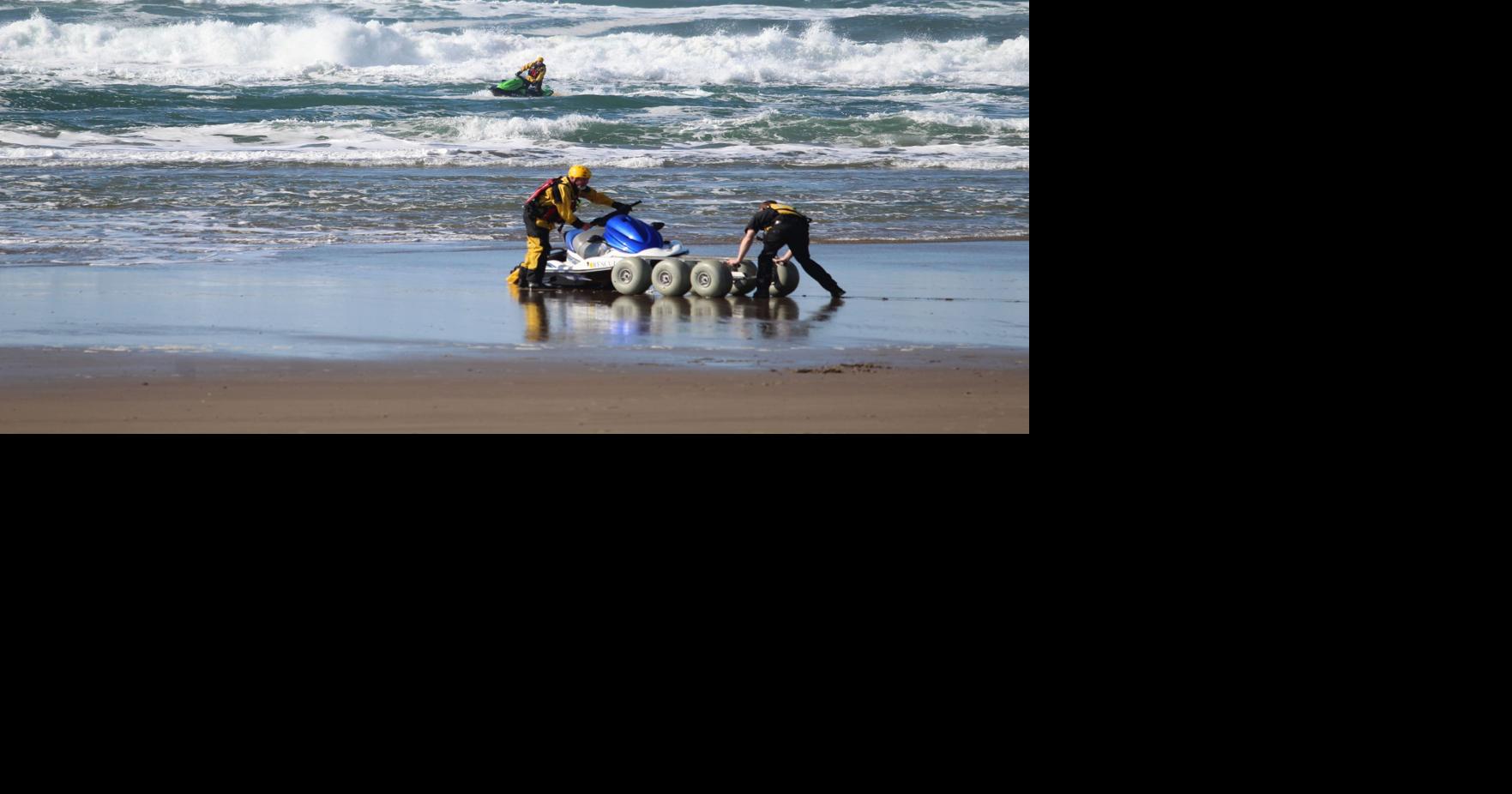 NLFR crews recover two on stranded jet ski near Roads End | News ...