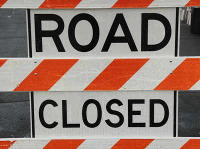 street closed today