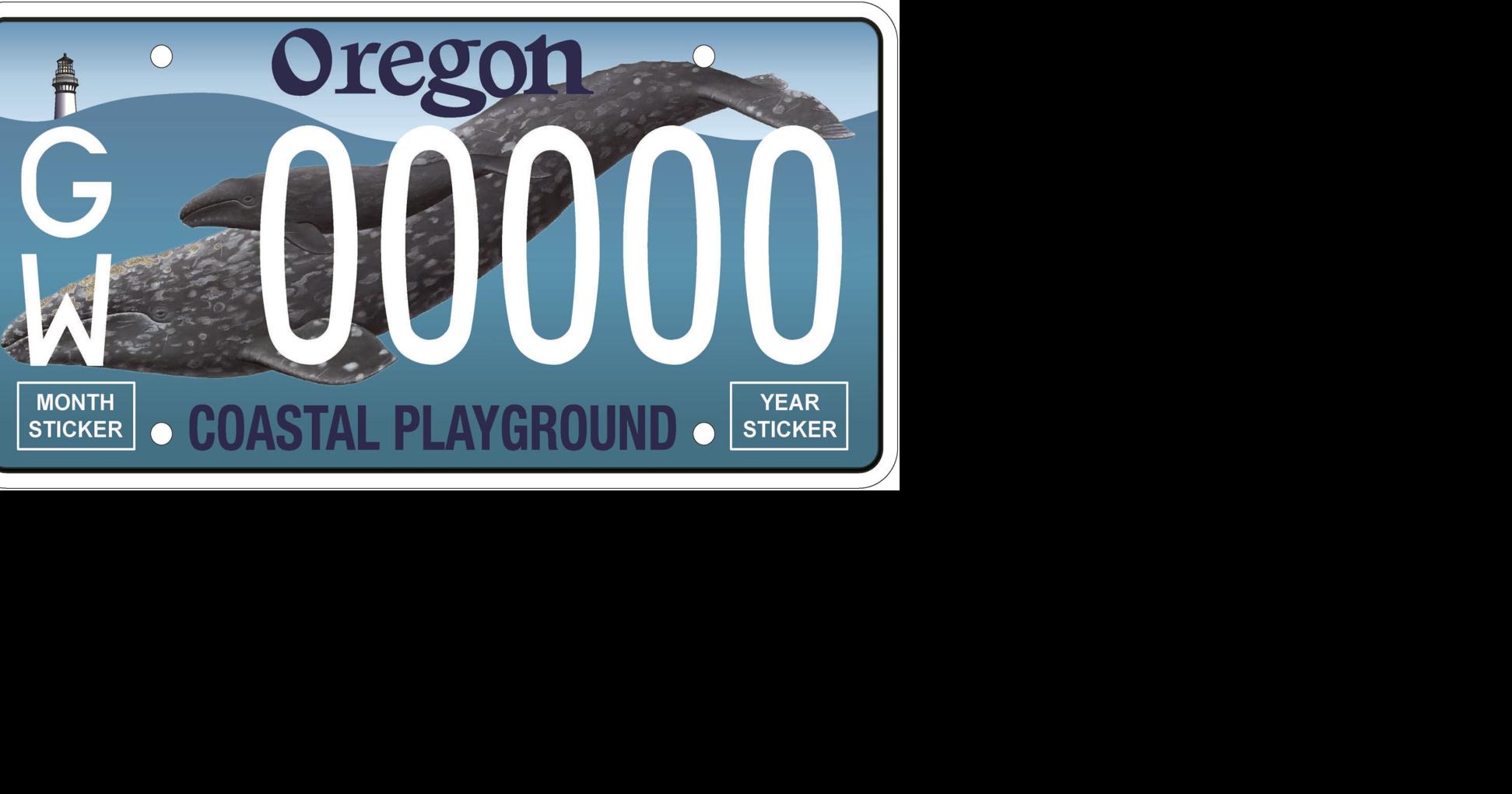 Sales of OSU whale license plate support study of Oregon whales and ...