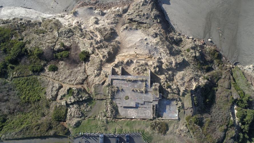 Photos: Popular 'Jump Off Joe' site in Newport affected by landslide ...
