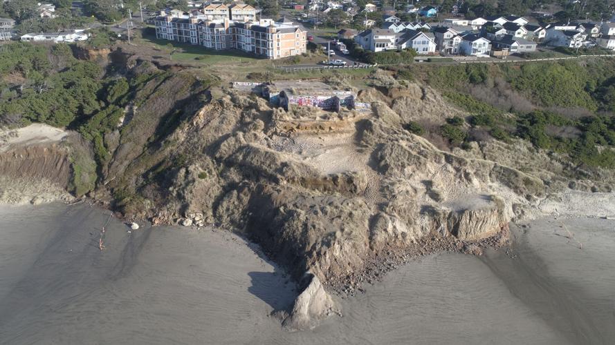 Photos: Popular 'Jump Off Joe' site in Newport affected by landslide ...
