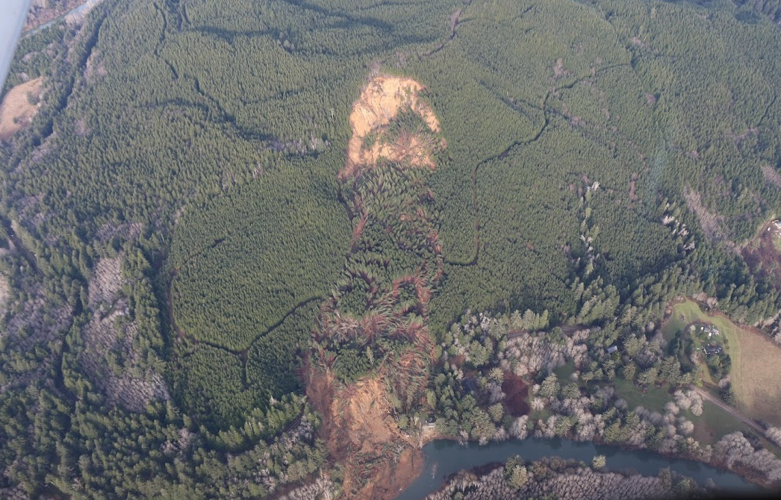 Photos: Highway 229 landslide from above | News | thenewsguard.com