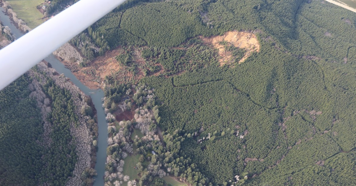 Photos: Highway 229 landslide from above | News | thenewsguard.com