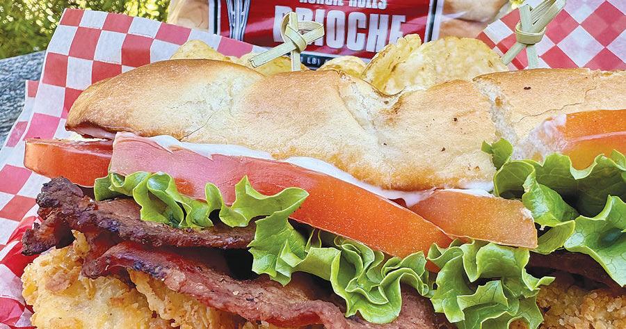 Fried Clam BLT on a Brioche Hoagie Roll | Food | thenewsguard.com