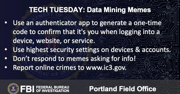Tech Tuesday: Building a Digital Defense Against Data Mining Memes ...