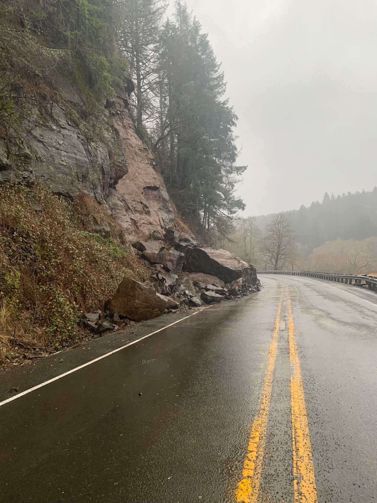 Photos - New Details / Landslide: Highway 18 reopened following event ...